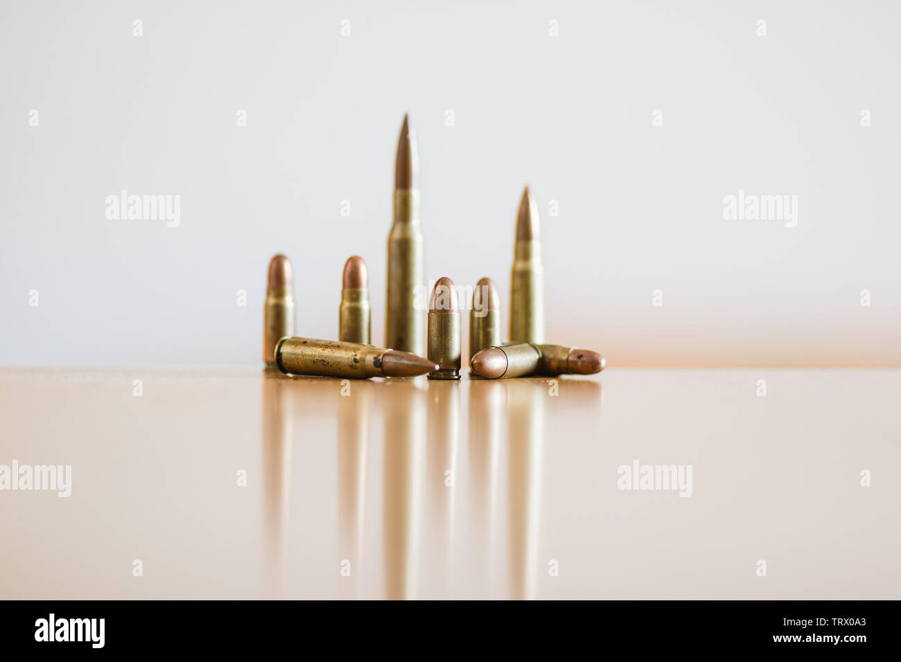 The old rusted bullets Stock Photo - Alamy
