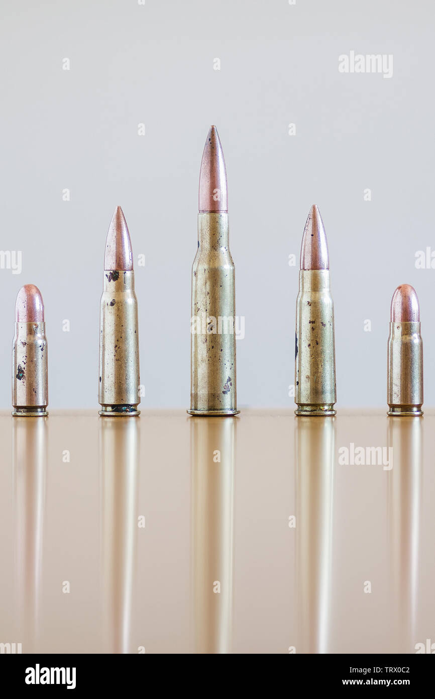 The old rusted bullets Stock Photo - Alamy