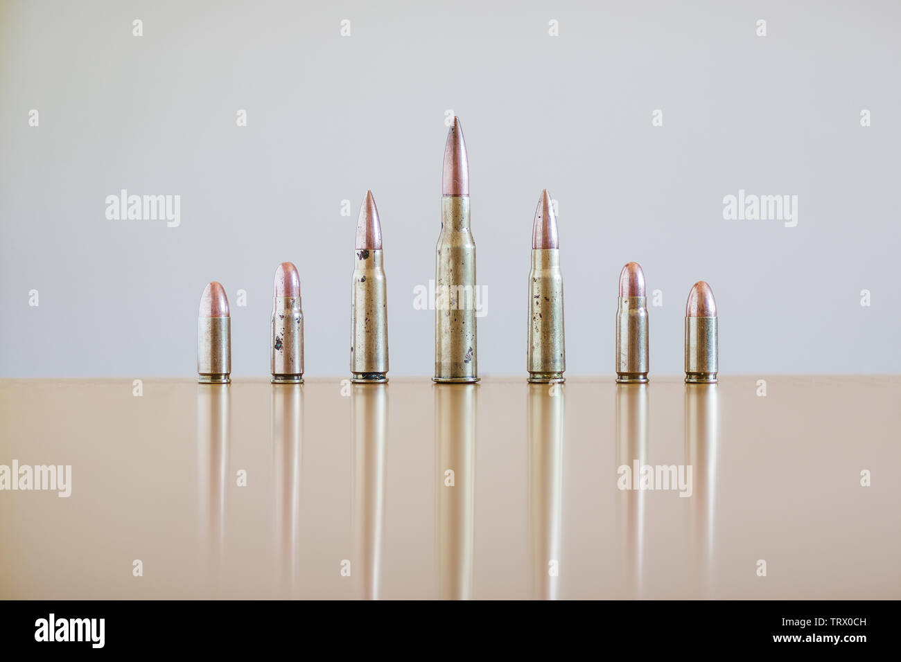 The old rusted bullets Stock Photo - Alamy