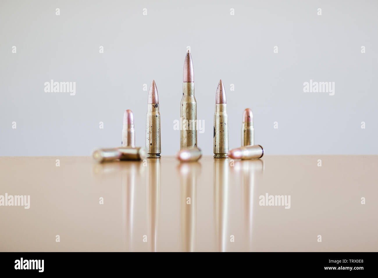 The old rusted bullets Stock Photo - Alamy