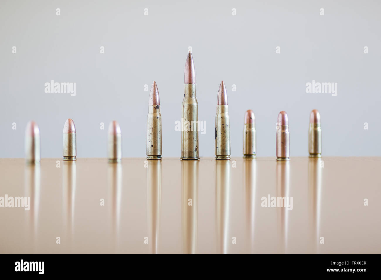 The old rusted bullets Stock Photo - Alamy