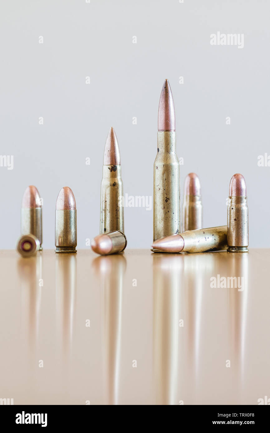 The old rusted bullets Stock Photo - Alamy