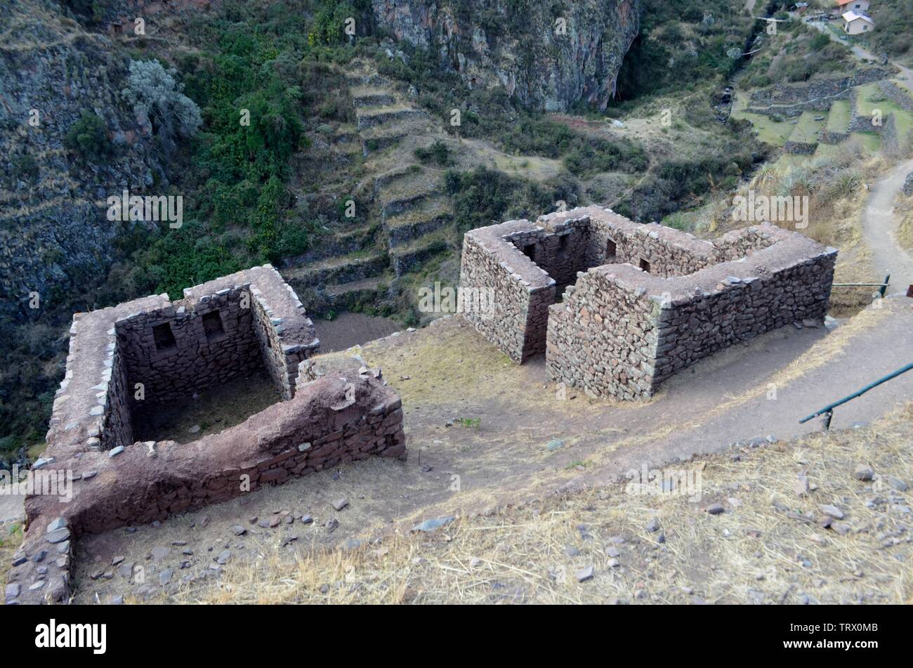 Peru,Cusco,Ollantaytambo. Beautiful landscape of the Incas' Sacred ...