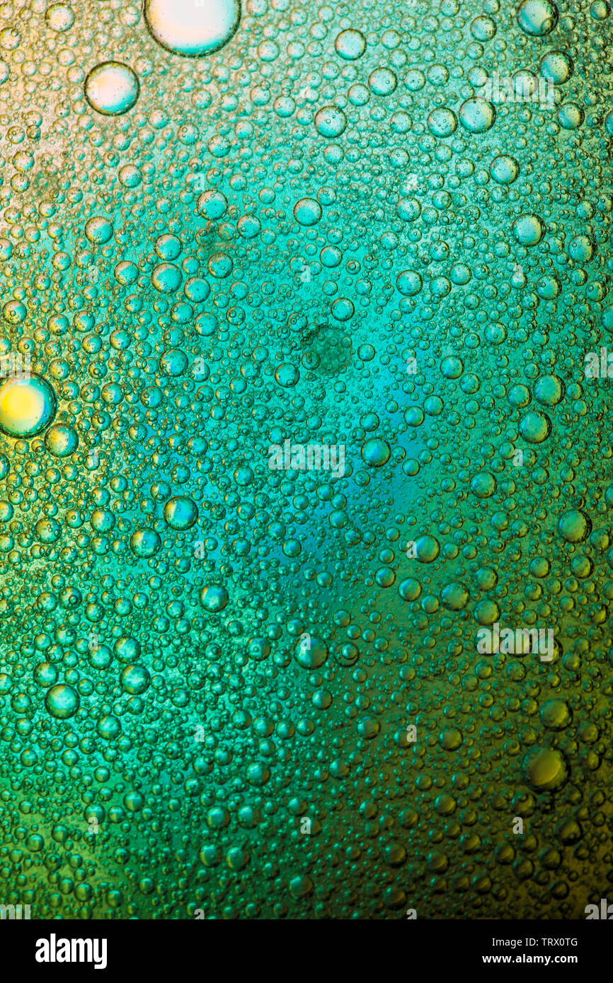 green abstract colorful organic bubbles macro pattern texture Stock ...
