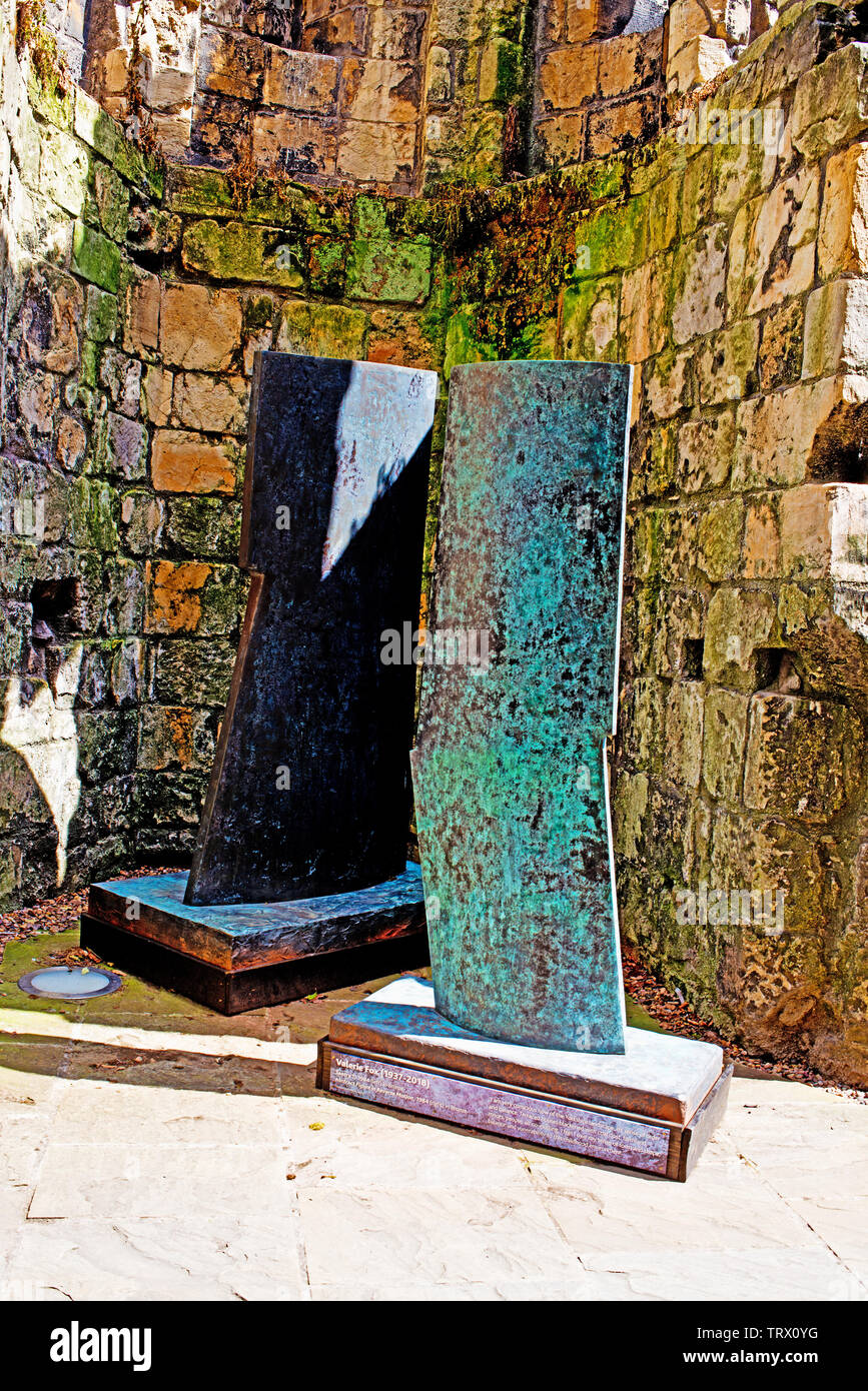 Bronze Sculptures, Marygate, Bootham, York, England Stock Photo - Alamy