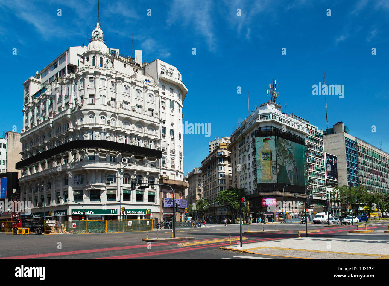 Landmarks and Beautiful Old Buildings in Buenos Aires, Argentina Stock ...