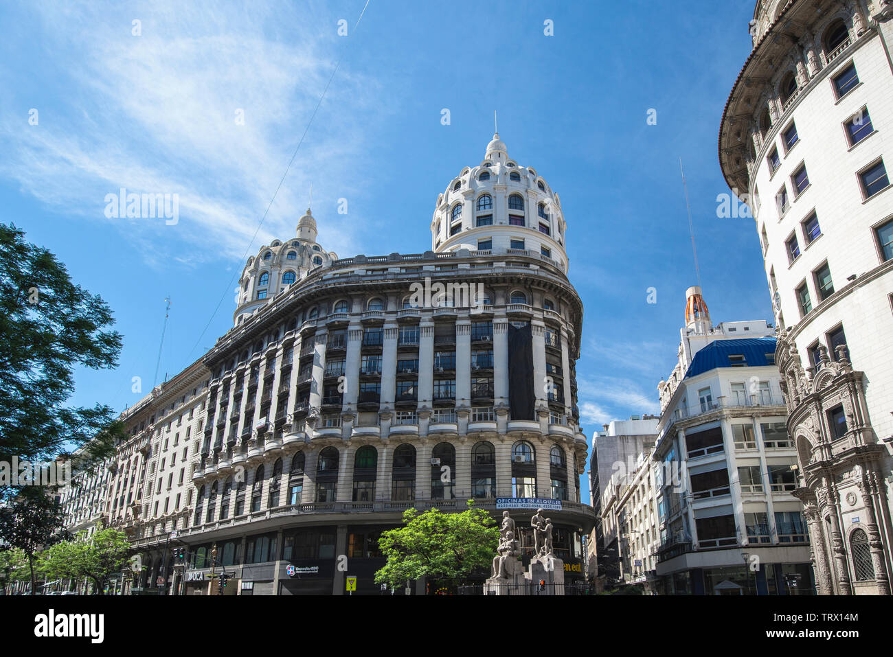 Landmarks and Beautiful Old Buildings in Buenos Aires, Argentina Stock ...
