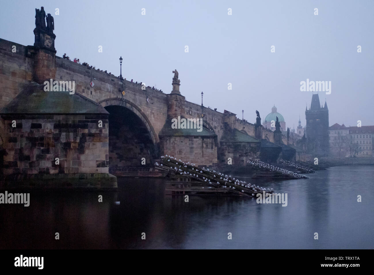 Prague fog hi-res stock photography and images - Alamy