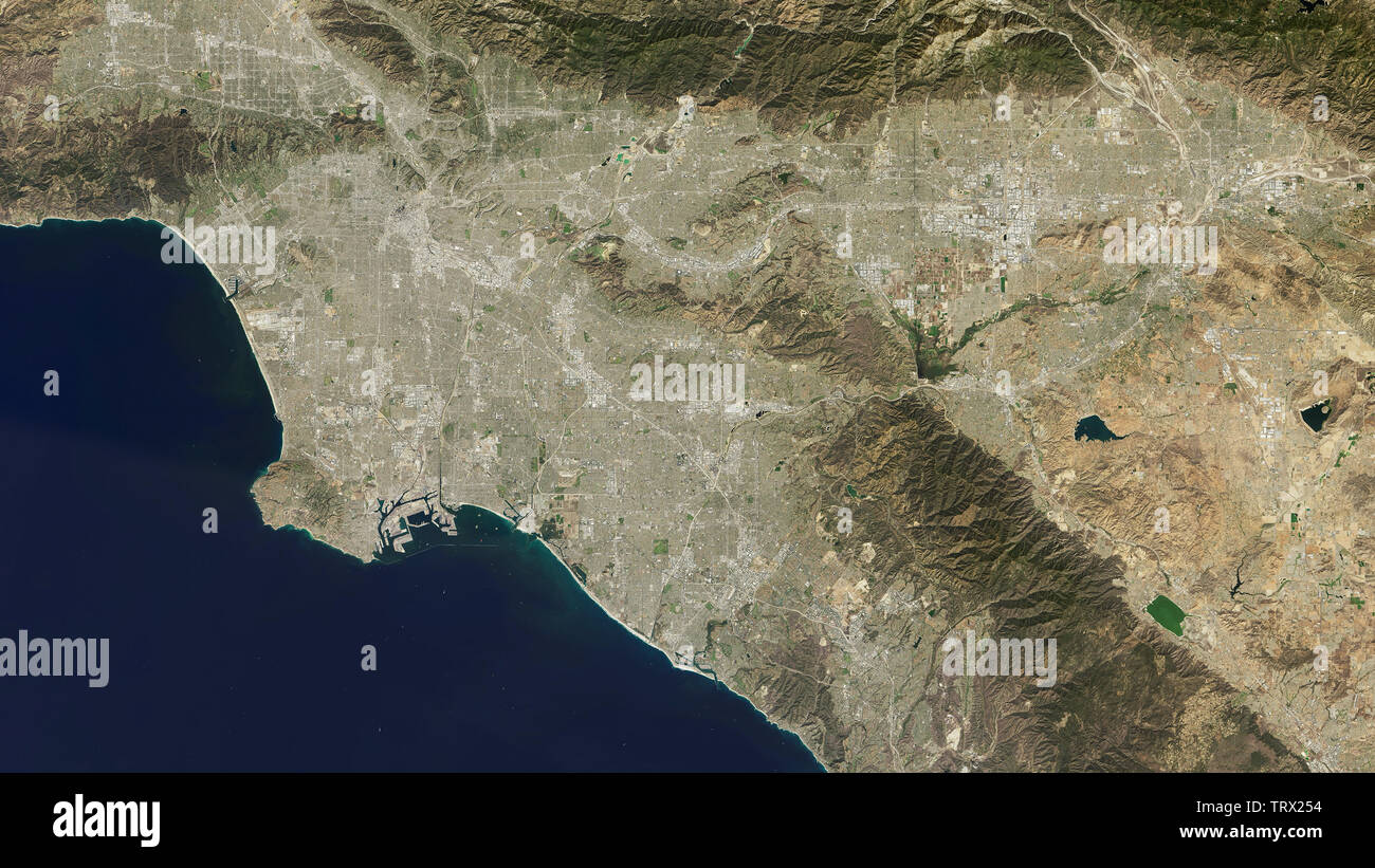 Aerial of Los Angeles, California Stock Photo - Alamy