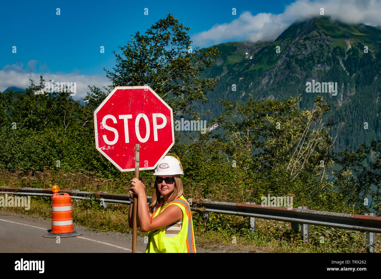 Blue Lake Dam construction site, Sitka, Alaska Stock Photo - Alamy