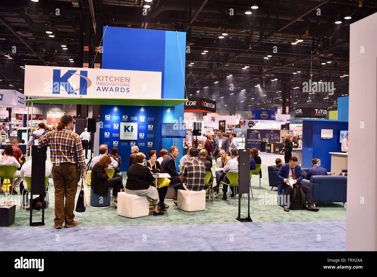 Kitchen Innovations Awards winner exhibit area with trade show ...