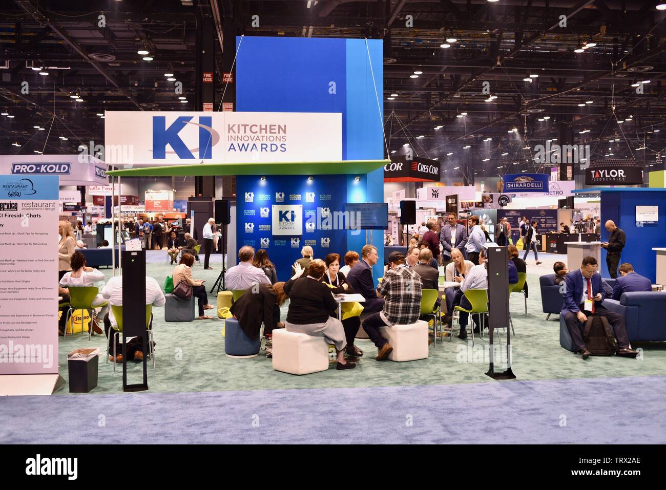Kitchen Innovations Awards winner exhibit area with trade show ...