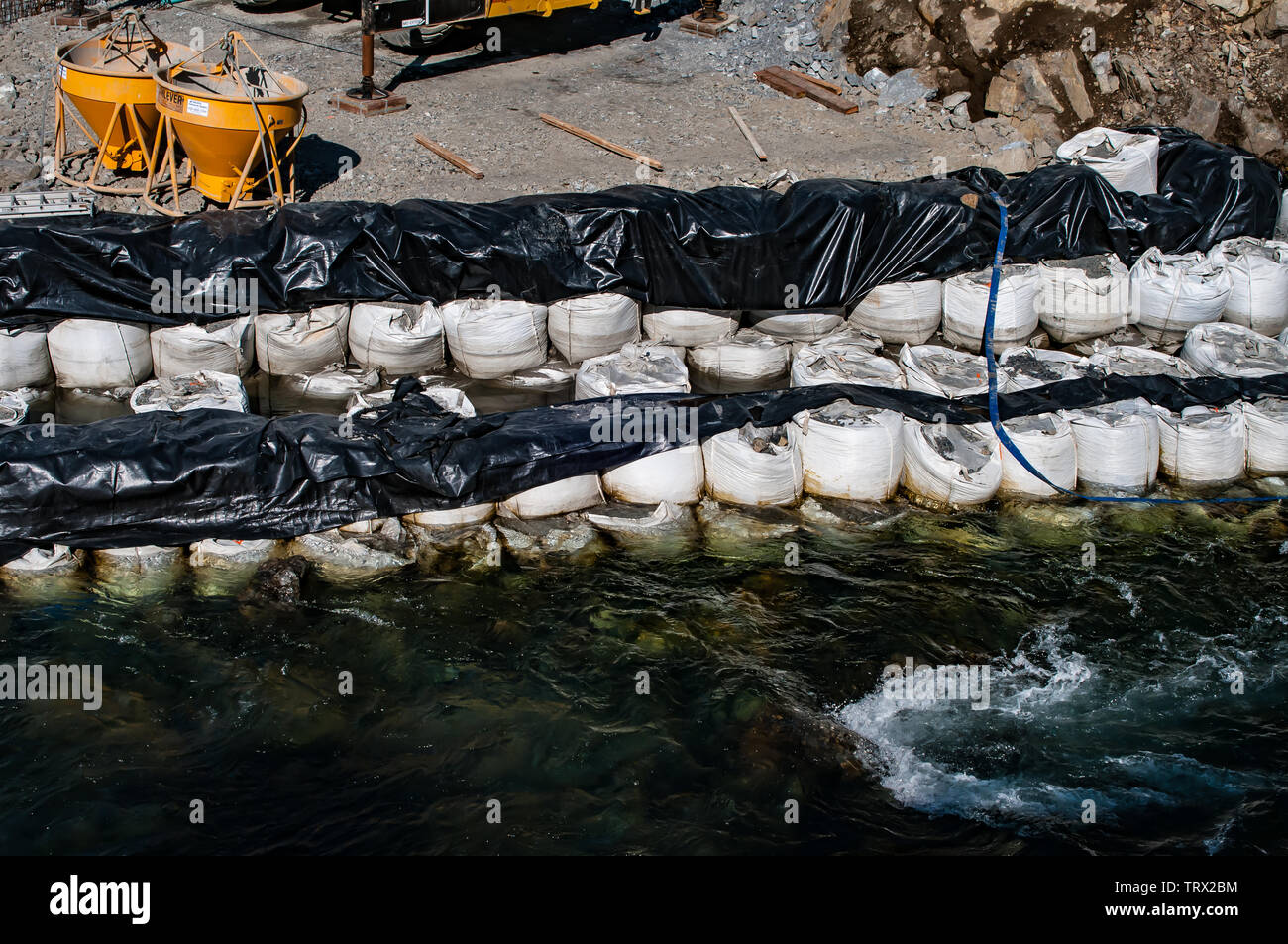 Blue Lake Dam construction site, Sitka, Alaska Stock Photo - Alamy