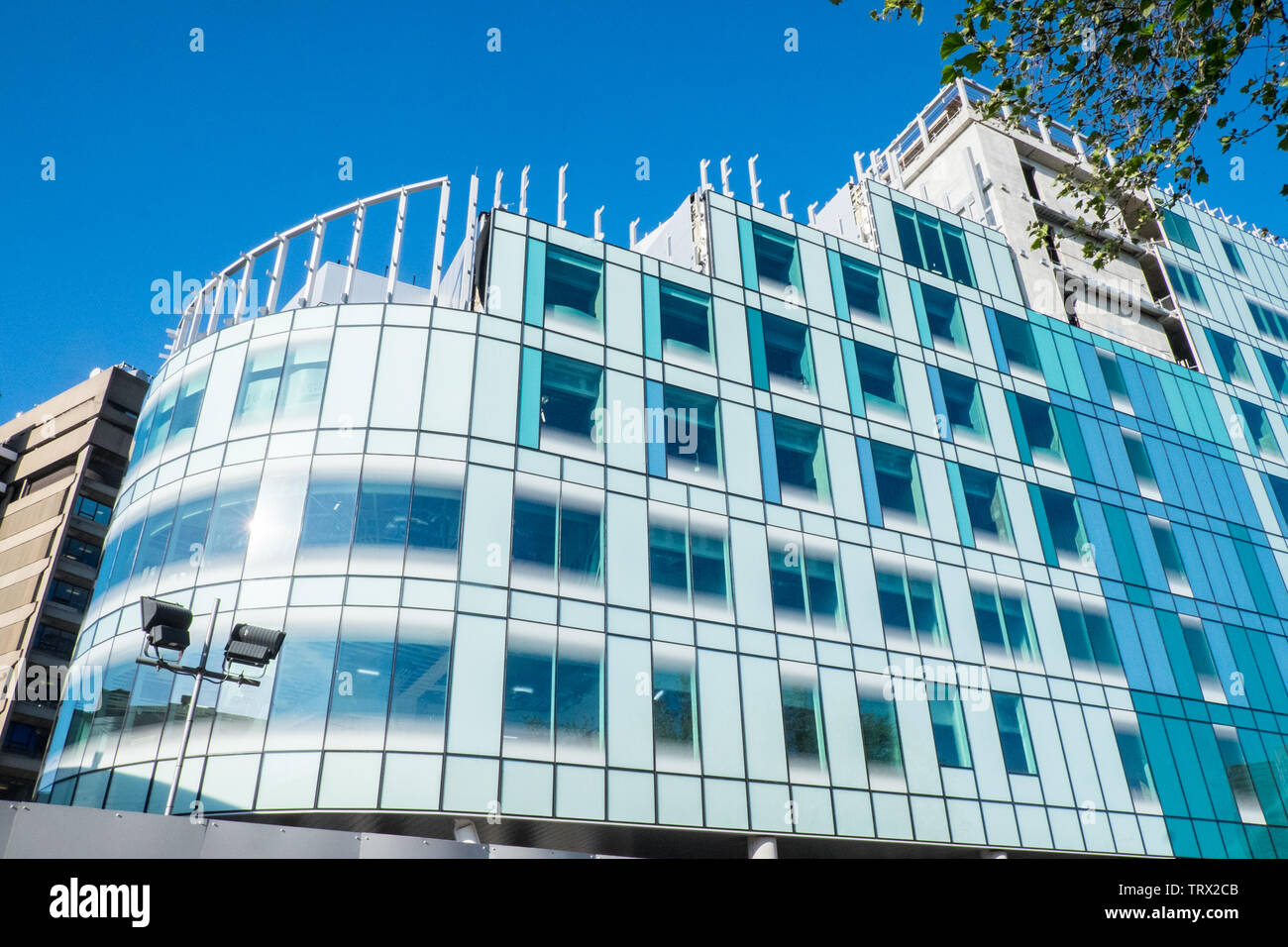 Clatterbridge Cancer Hospital,NHS,blue,building,Liverpool,Merseyside ...