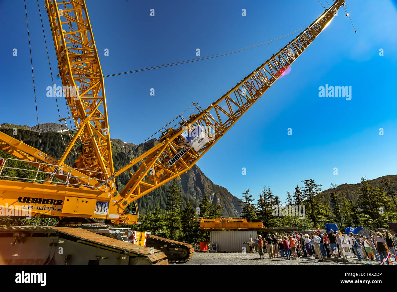 Blue Lake Dam construction site, Sitka, Alaska Stock Photo - Alamy