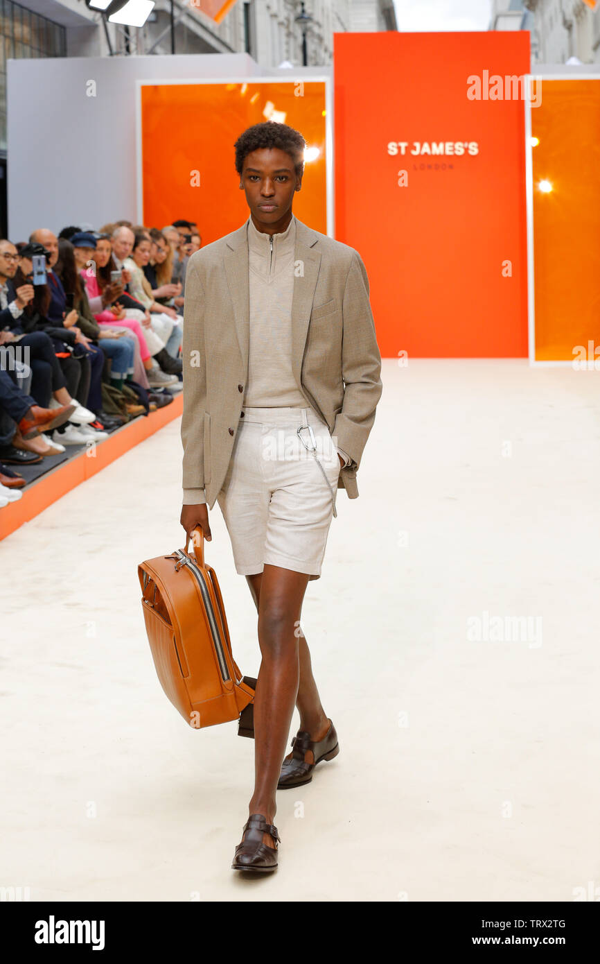 ST.JAMES'S Menswear SS20 CATWALK show during London Fashion Week Men's ...