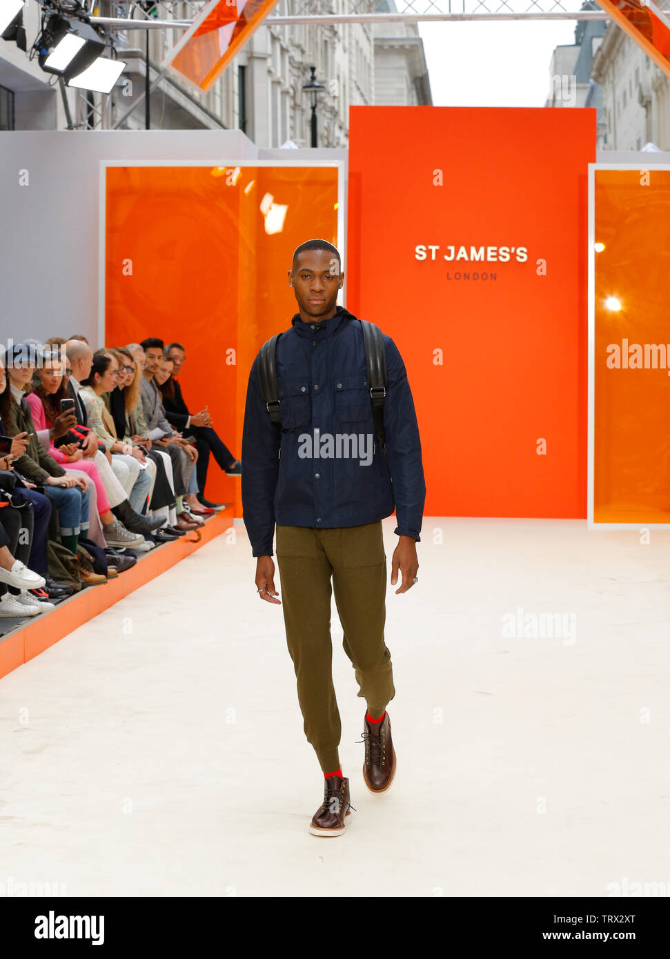 ST.JAMES'S Menswear SS20 CATWALK show during London Fashion Week Men's ...