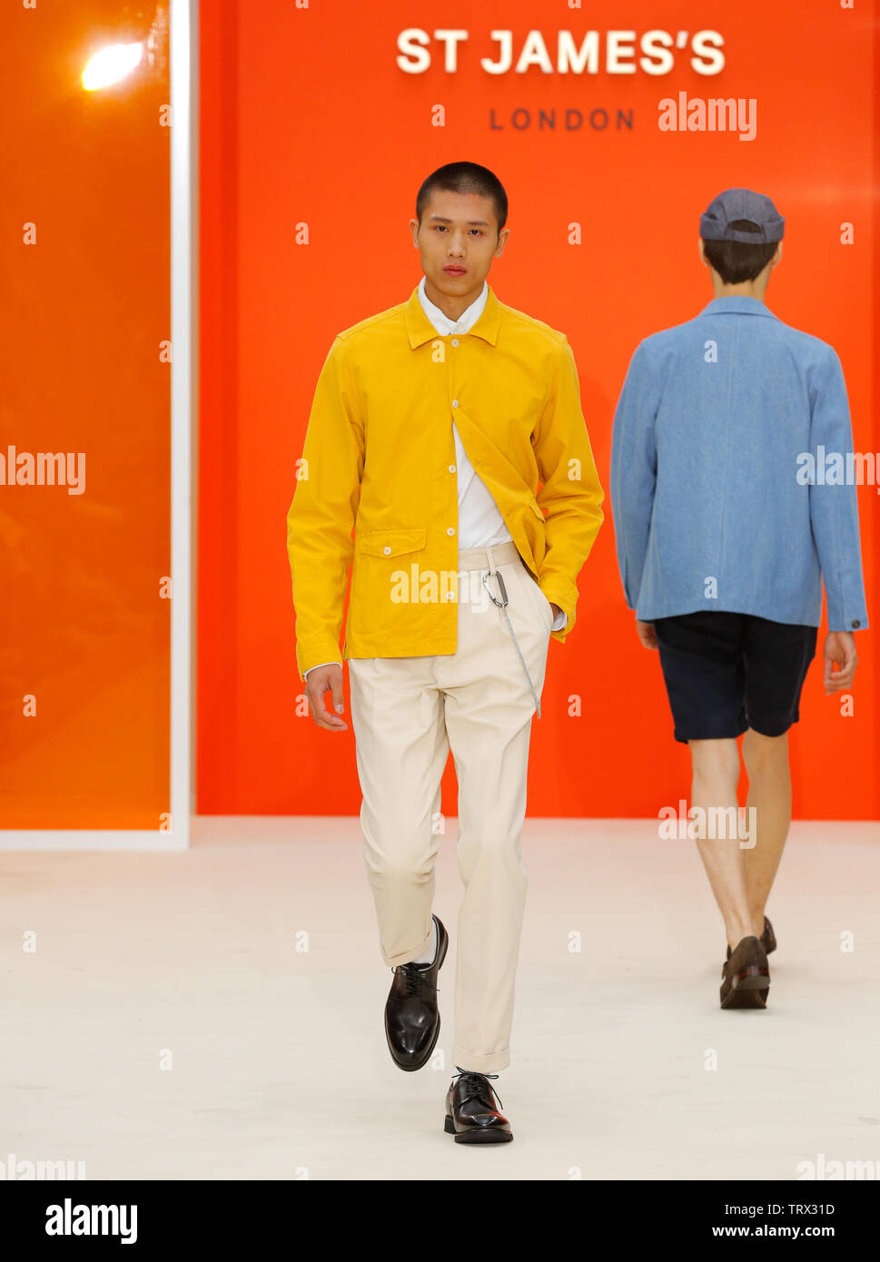 ST.JAMES'S Menswear SS20 CATWALK show during London Fashion Week Men's ...