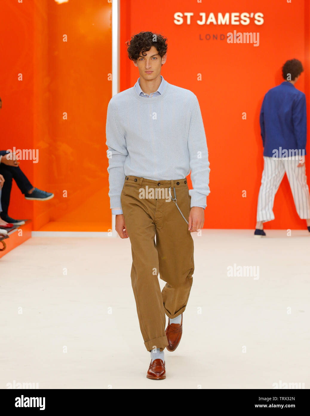 ST.JAMES'S Menswear SS20 CATWALK show during London Fashion Week Men's ...
