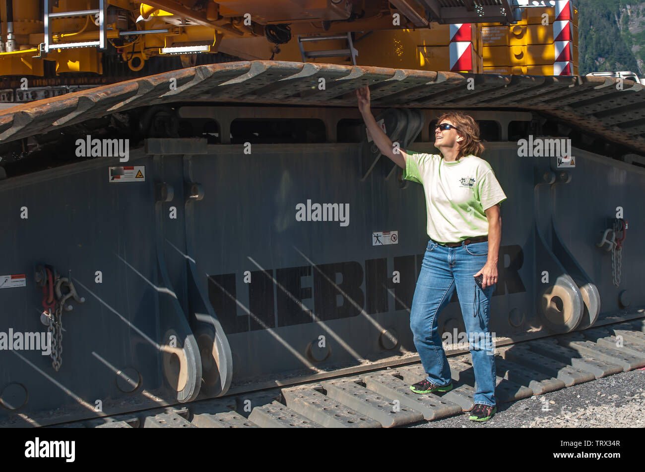 Blue Lake Dam construction site, Sitka, Alaska Stock Photo - Alamy