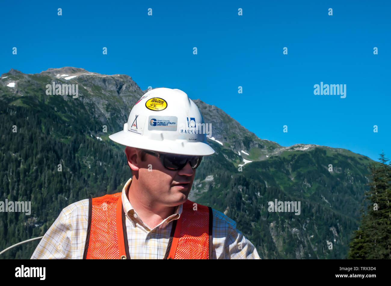 Blue Lake Dam construction site, Sitka, Alaska Stock Photo - Alamy