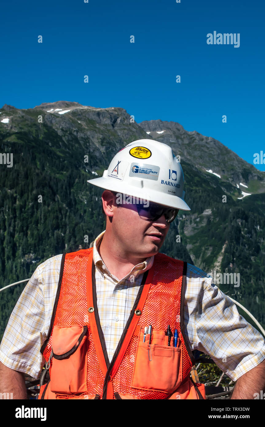 Blue Lake Dam construction site, Sitka, Alaska Stock Photo - Alamy