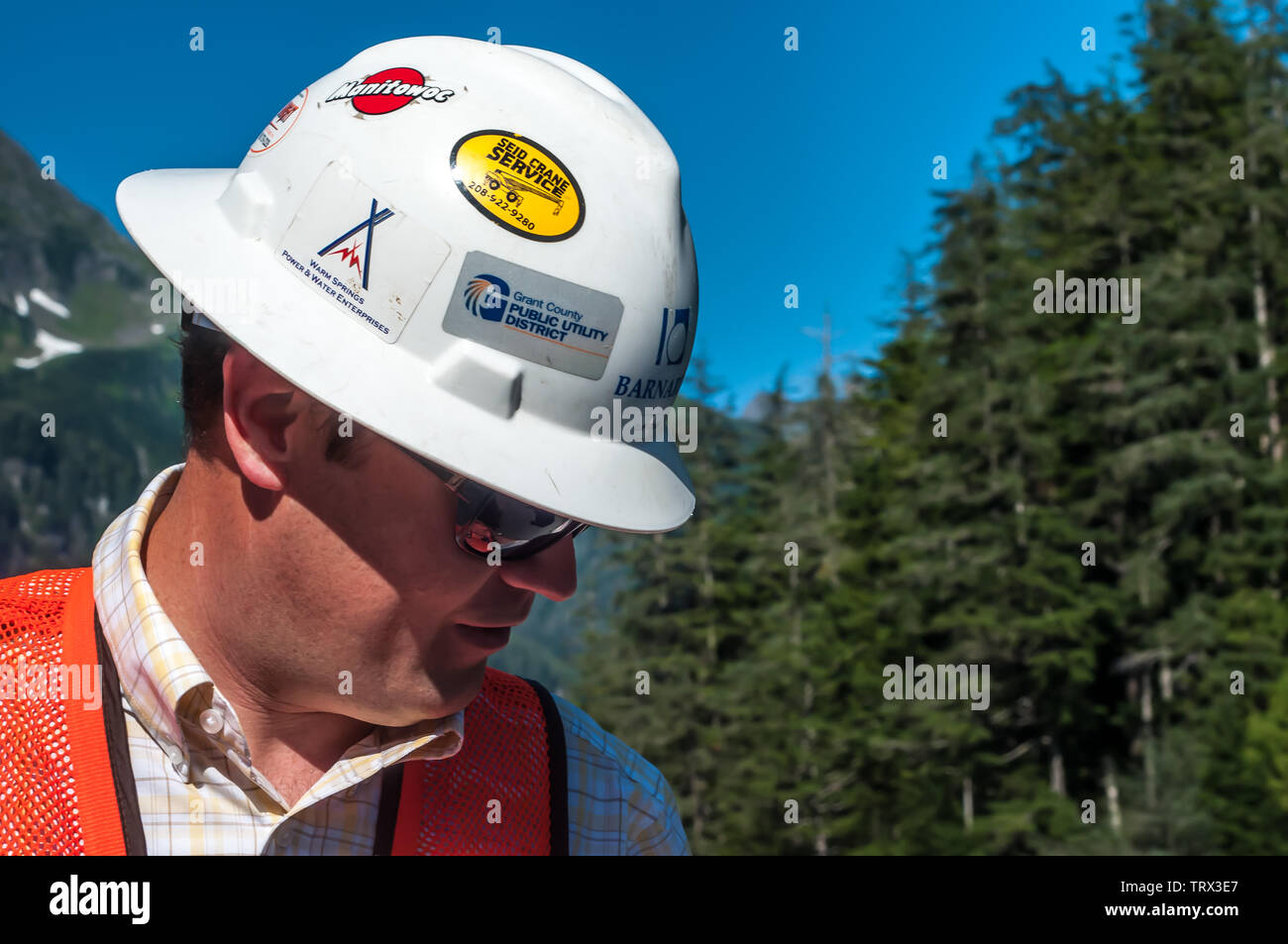 Blue Lake Dam construction site, Sitka, Alaska Stock Photo - Alamy