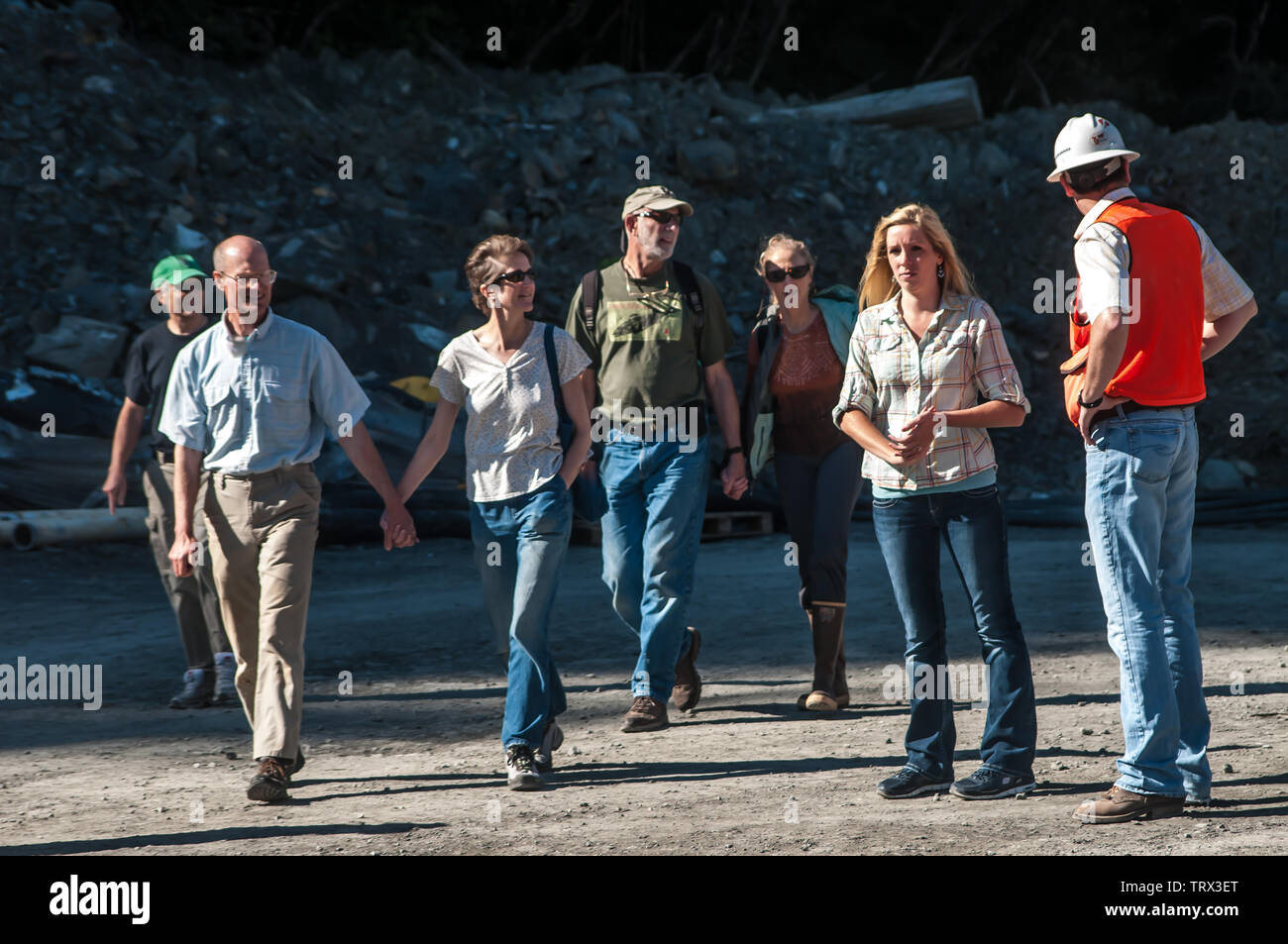 Blue Lake Dam construction site, Sitka, Alaska Stock Photo - Alamy