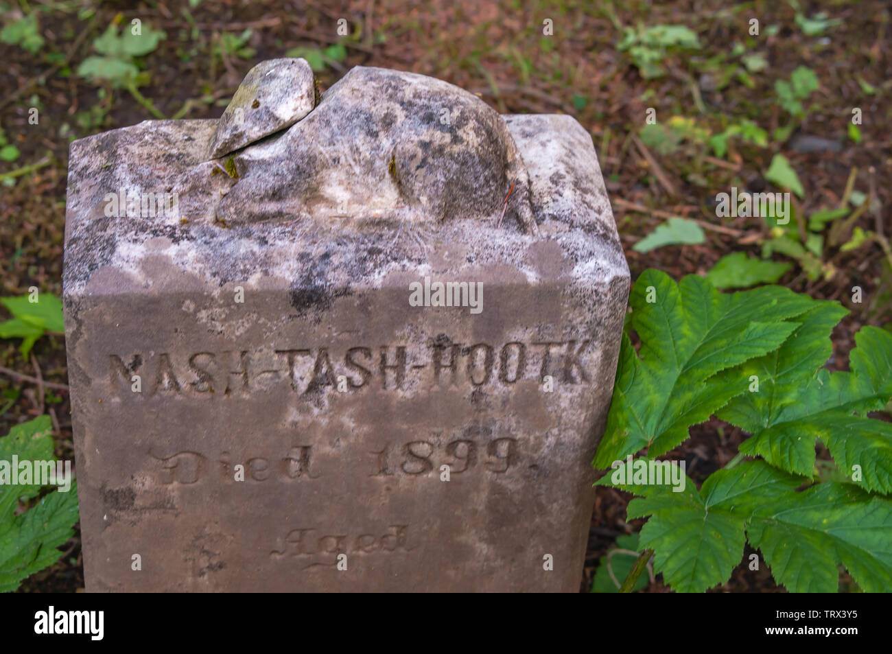 Russian Orthodox cemetery, Sitka, Alaska, USA Stock Photo - Alamy