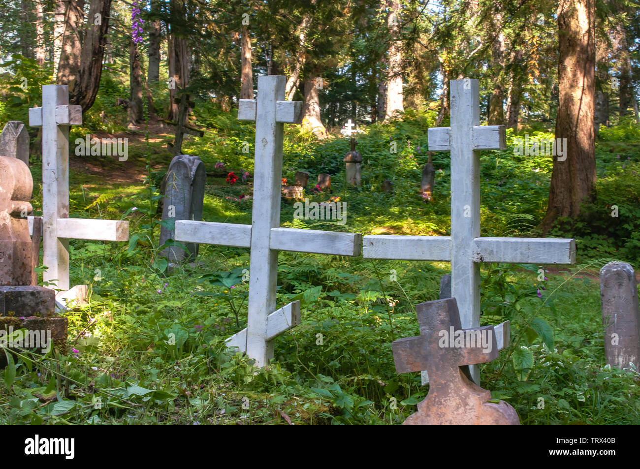 Byzantine cemetery hi-res stock photography and images - Alamy