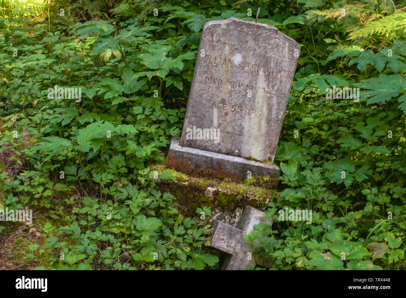 Russian Orthodox cemetery, Sitka, Alaska, USA Stock Photo - Alamy