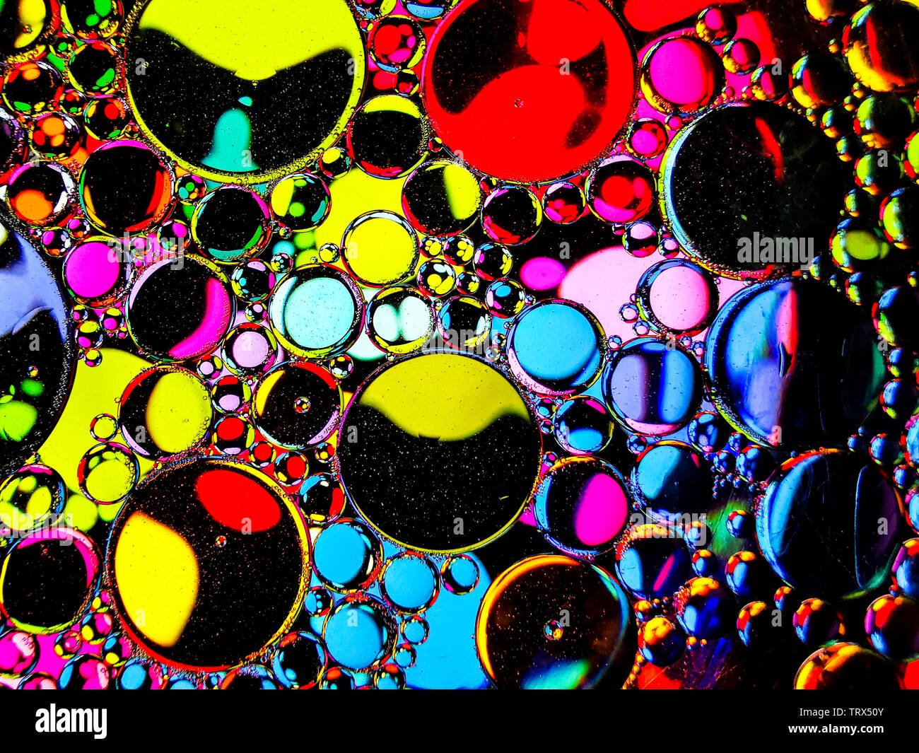 neon rainbow colorful oil bubbles abstract textures for backgrounds ...