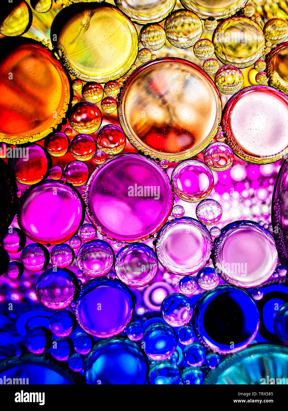 neon rainbow colorful oil bubbles abstract textures for backgrounds ...
