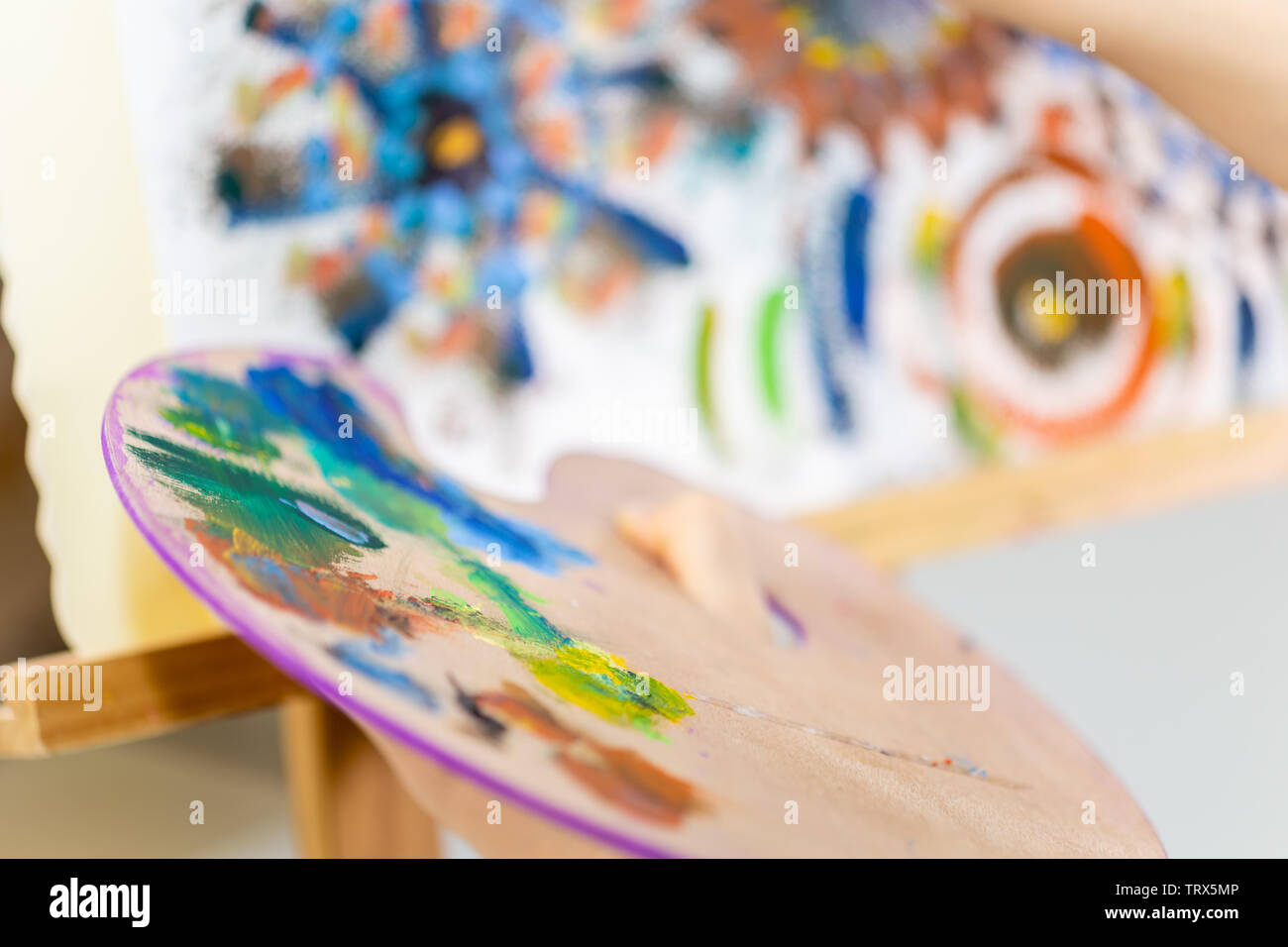 Artist painting art selective hi-res stock photography and images - Alamy