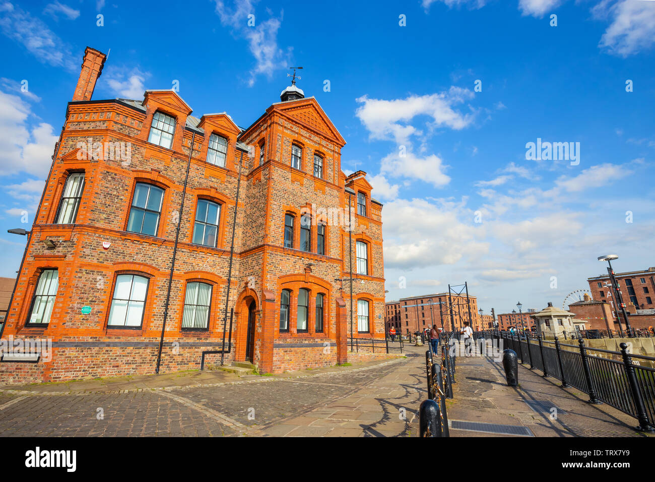 Liverpool, UK - May 17 2018: Liverpool Pilot office controls ships ...