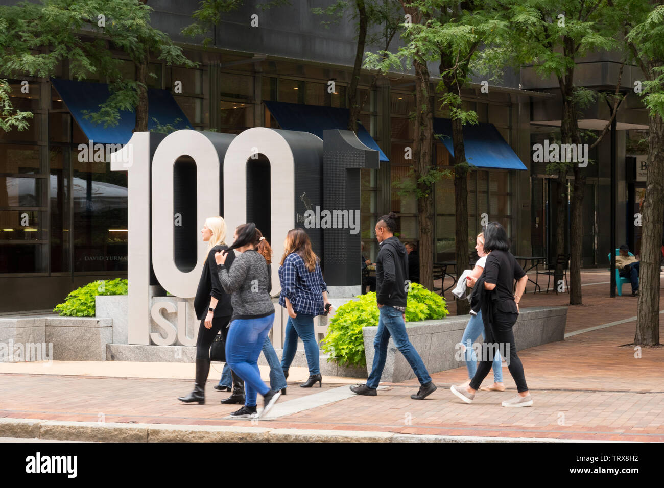 Bullhorn headquarters 100 Summer Street Boston MA Stock Photo - Alamy