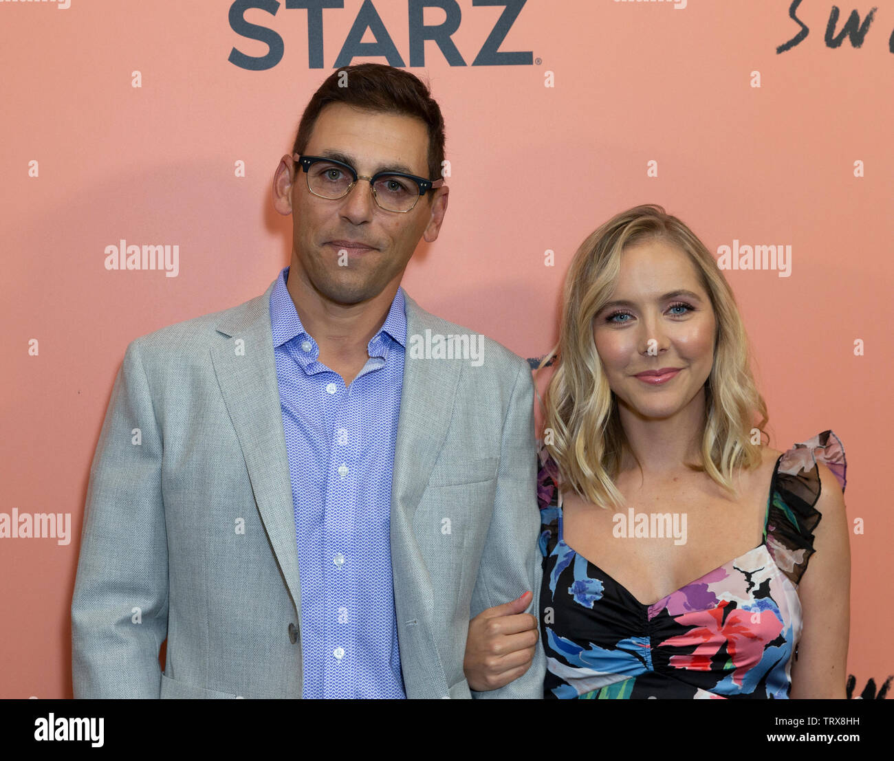 New York, NY - June 12, 2019: Stu Zicherman and Stephanie Danler ...