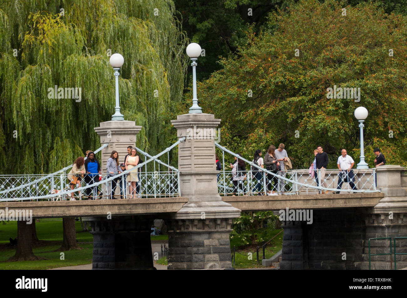 Boston Public Garden MA Stock Photo - Alamy