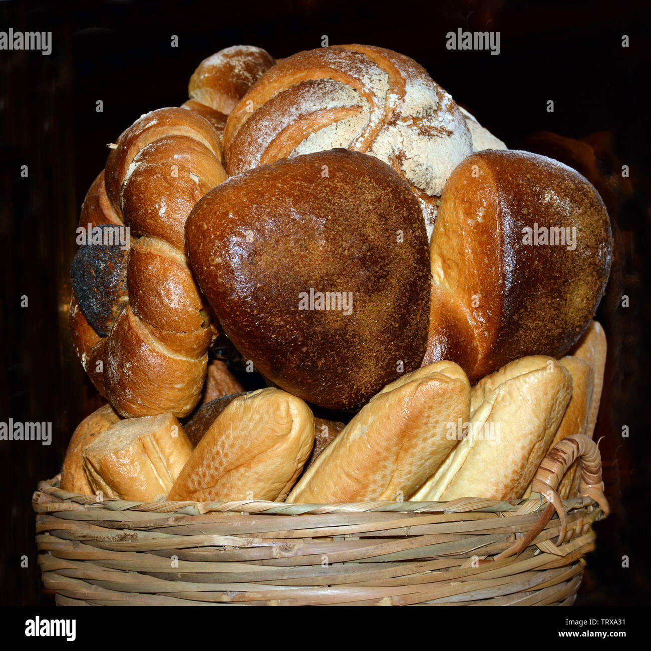 Breads including loaf, bun and pastry food displayed at Ho Chi Minh ...