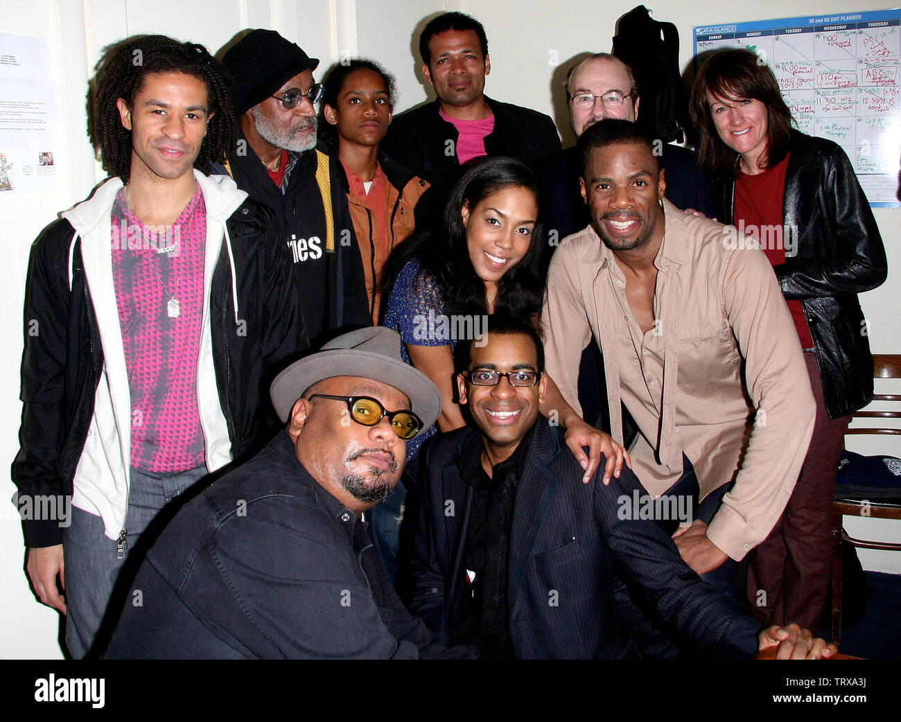 New York, USA. 5 April, 2008. Melvin Van Peebles, Mandela Van Peebles ...