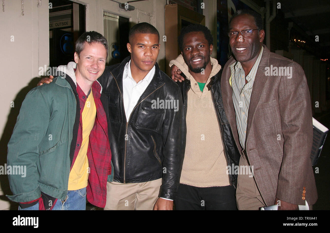 New York, USA. 5 April, 2008. John Cameron Mitchell, Gaius Charles, Gbenga Akinnabe, James ...