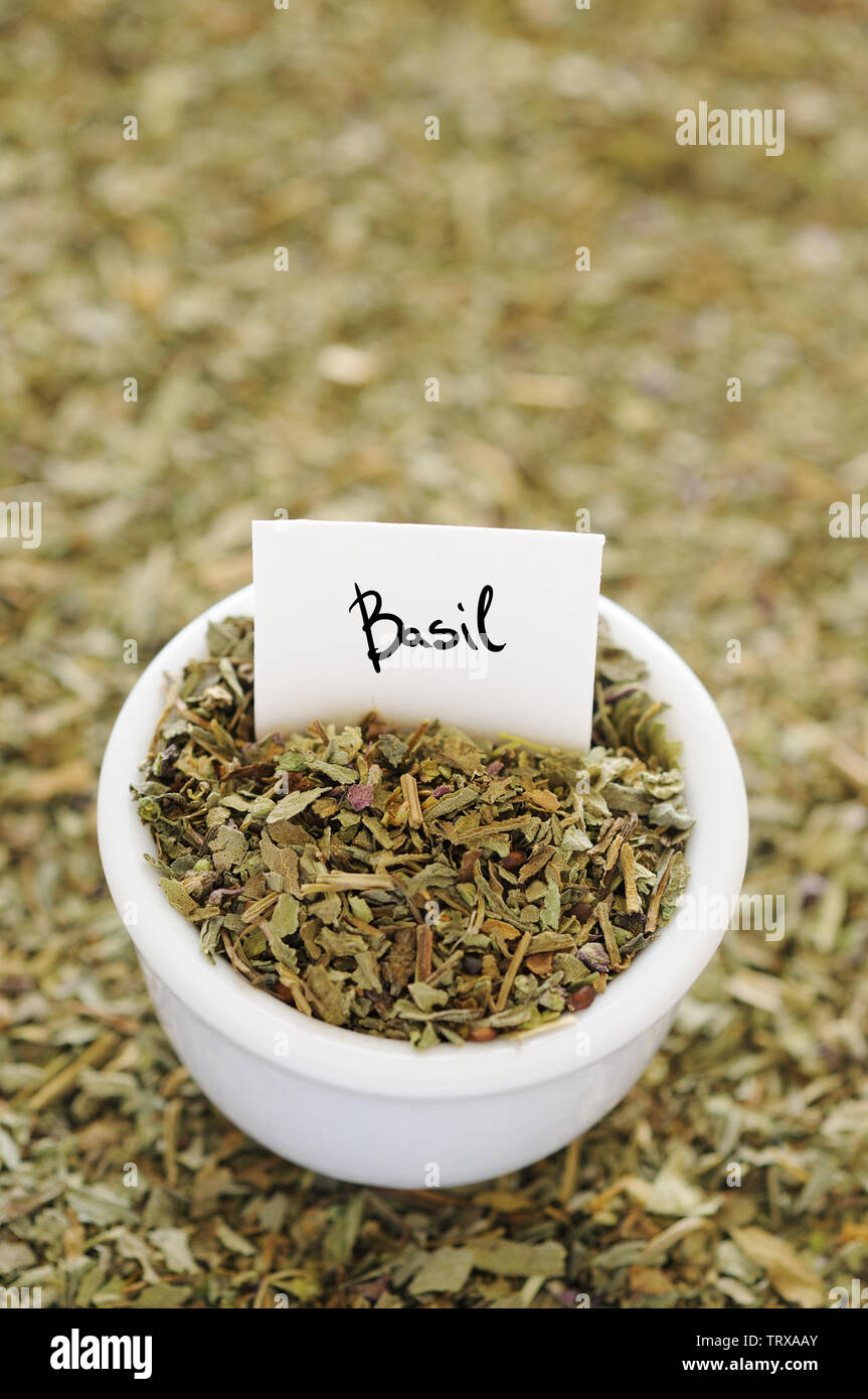 Dried basil hi-res stock photography and images - Alamy