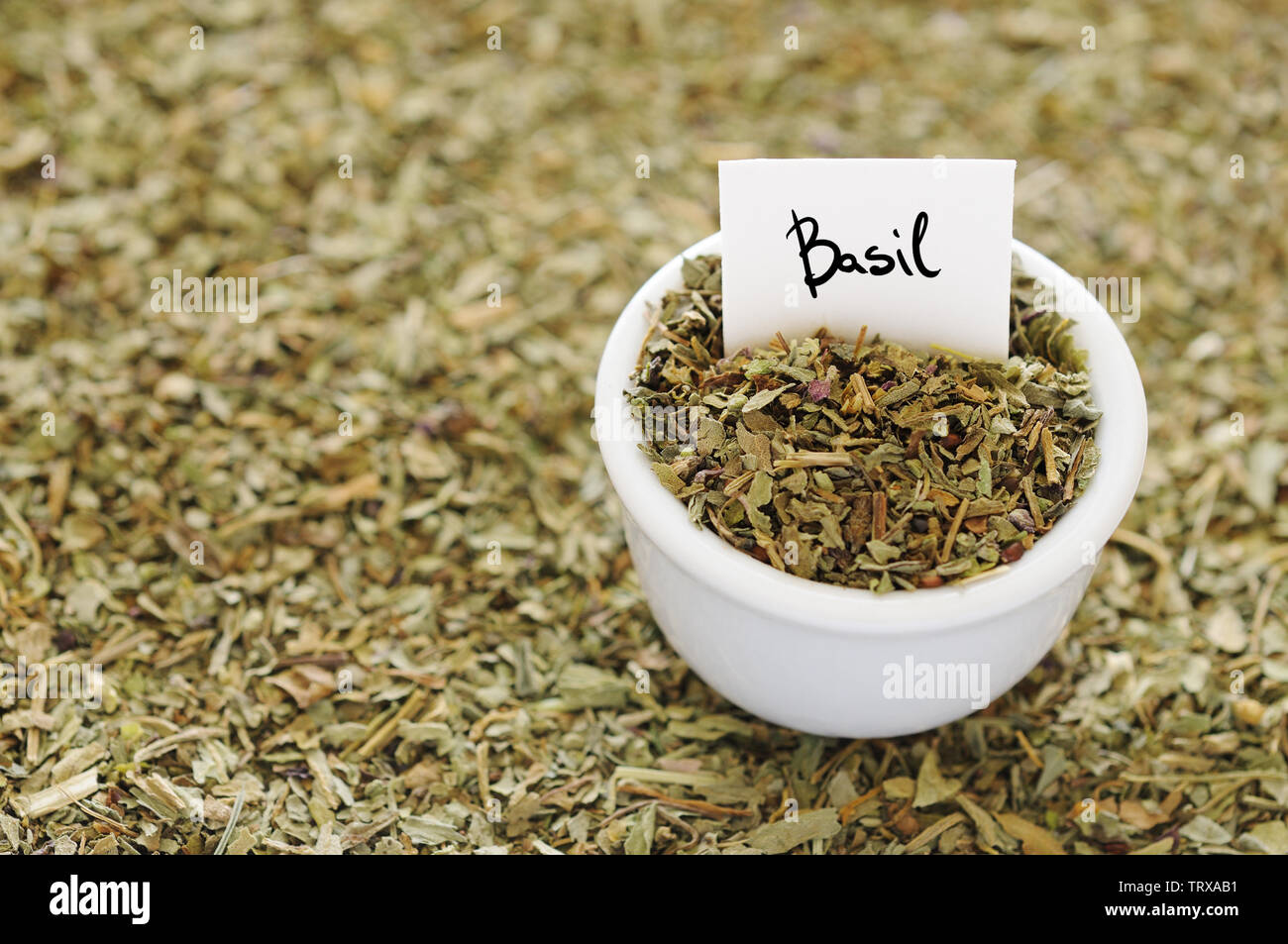 Dried basil herb hi-res stock photography and images - Alamy