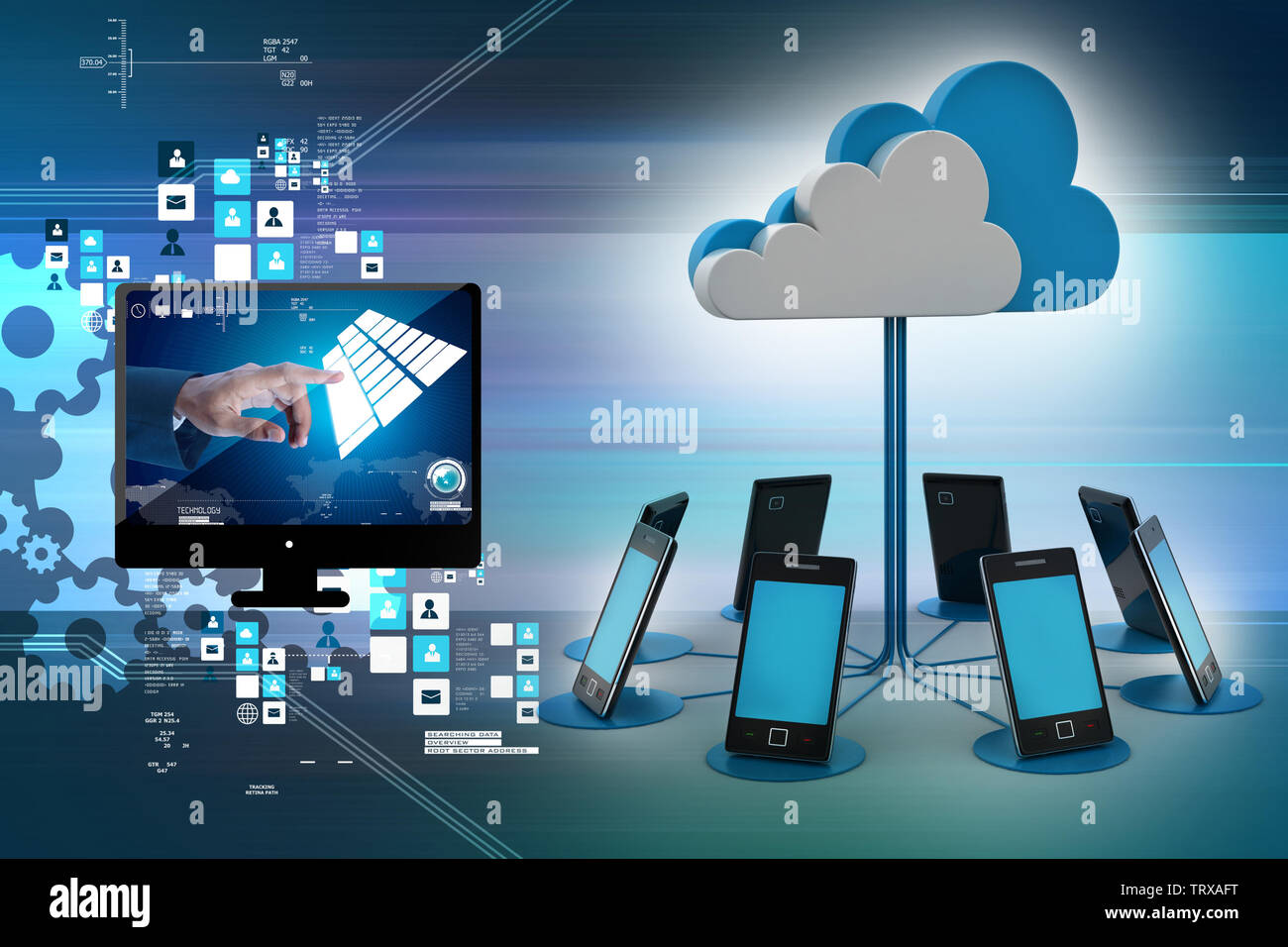 Concepts cloud computing devices Stock Photo - Alamy