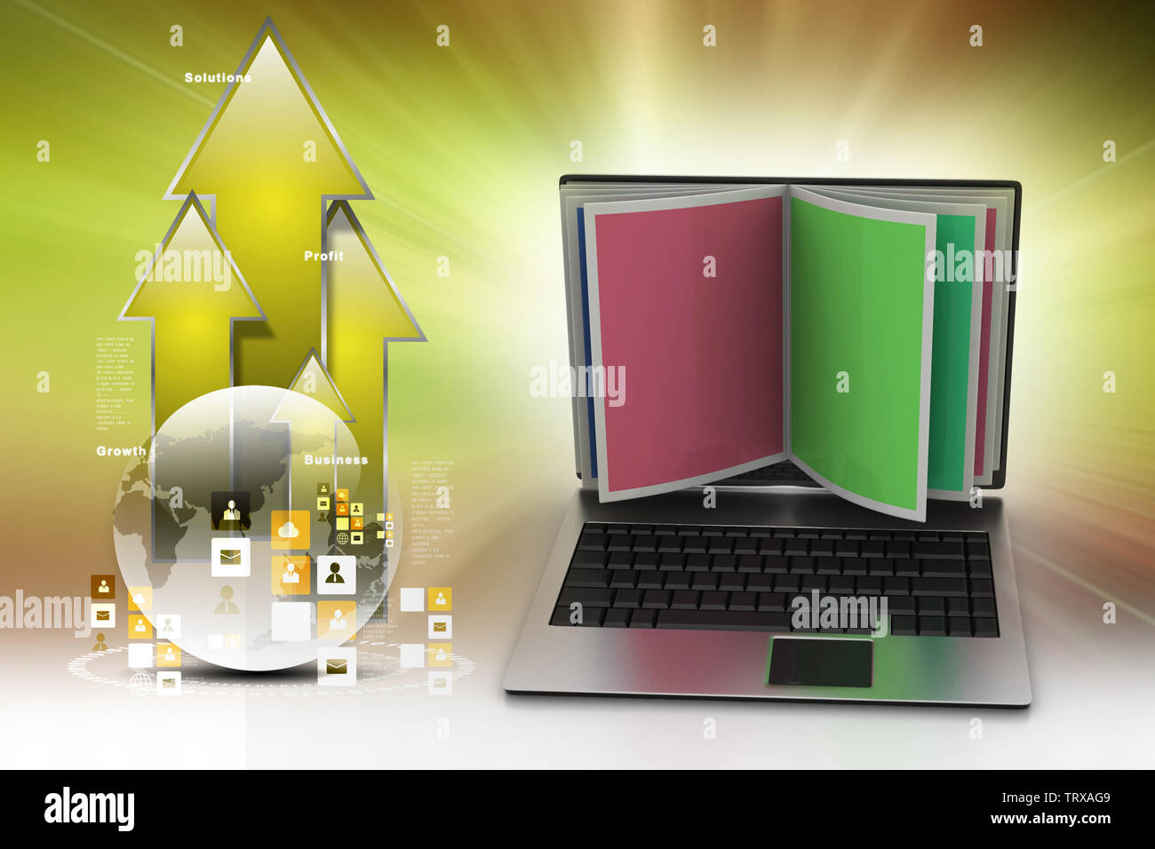 Online reading concept Stock Photo - Alamy