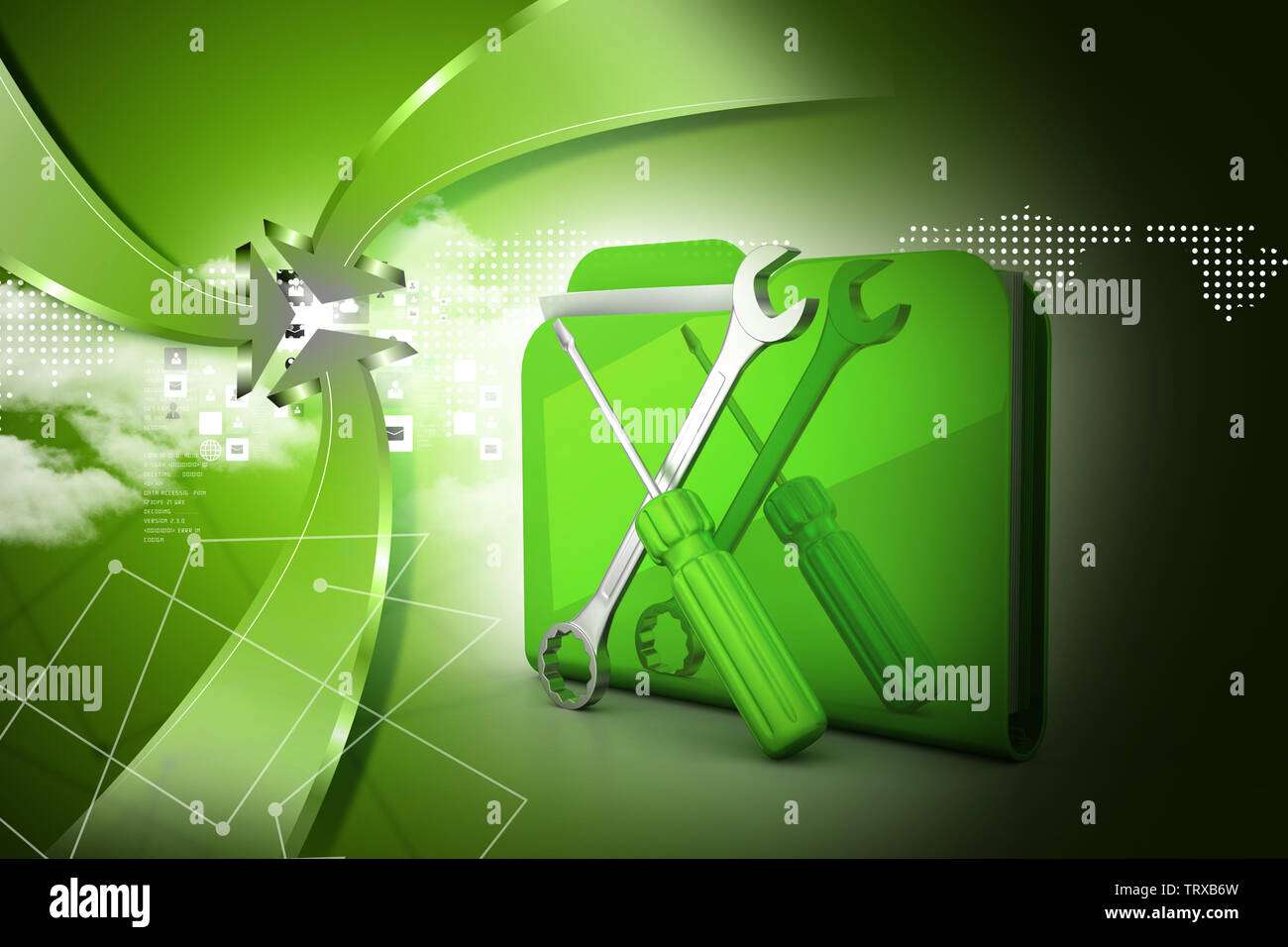 Computer technical service concept Stock Photo - Alamy