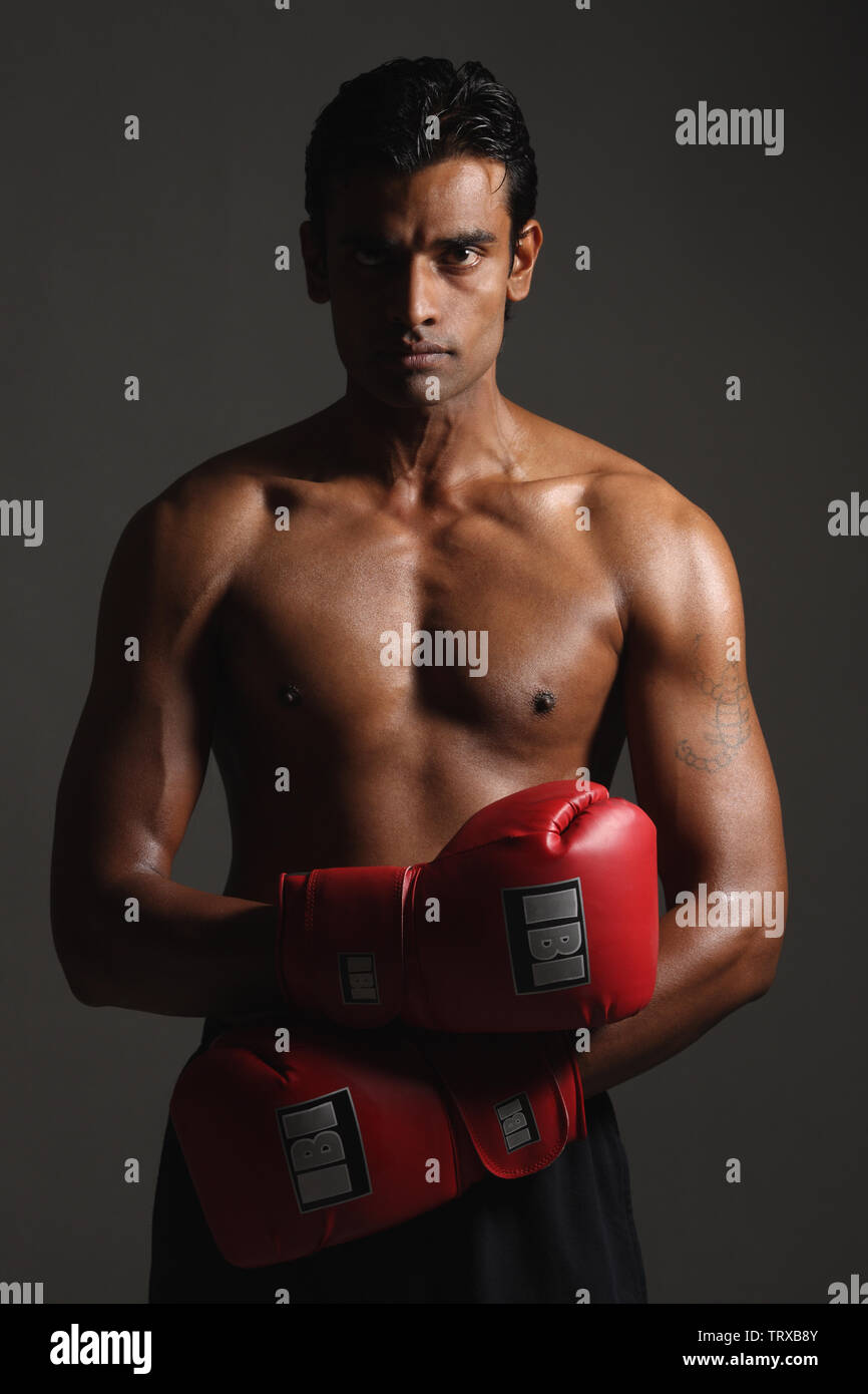 Indian man boxer boxing sports hi-res stock photography and images - Alamy