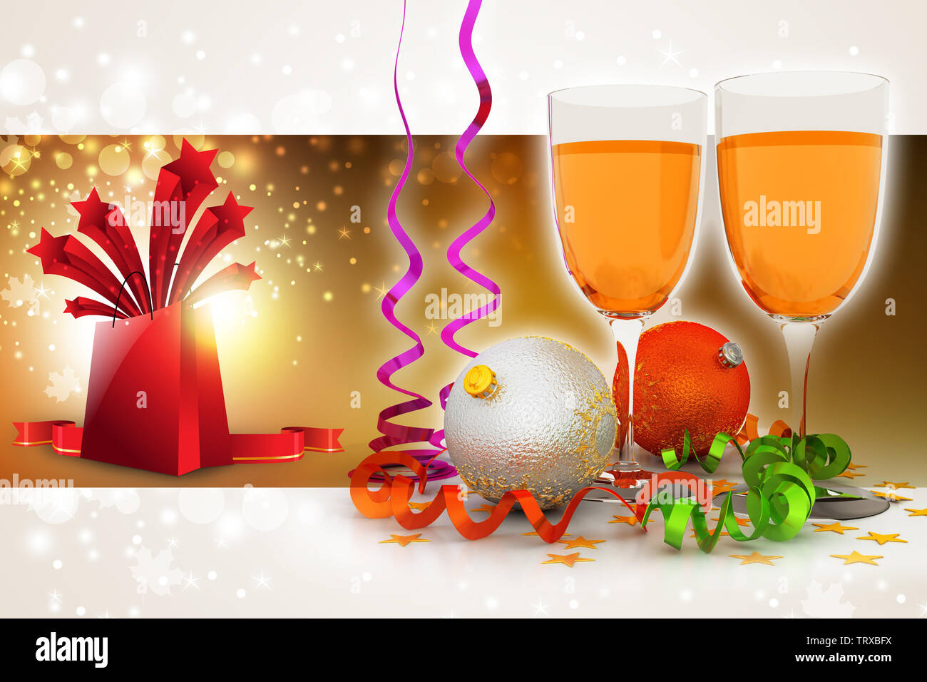 Christmas party celebration Stock Photo - Alamy