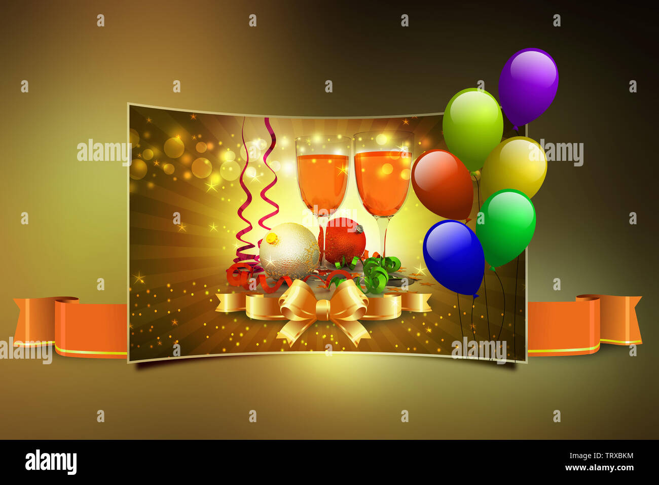 Christmas party celebration Stock Photo - Alamy