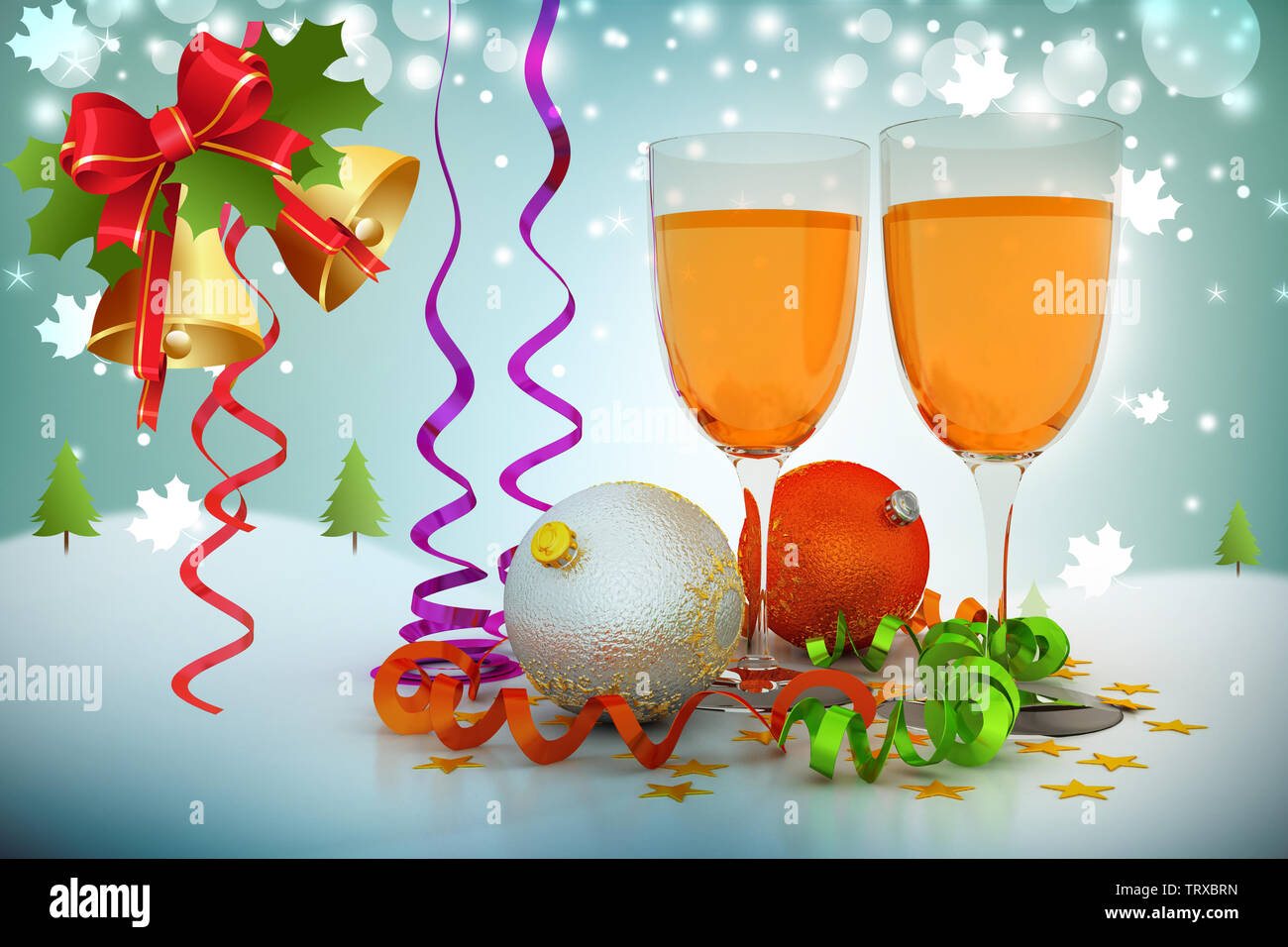 Christmas party celebration Stock Photo - Alamy